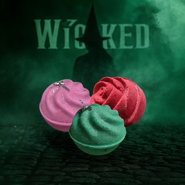 Wicked Inspired Bath Bombs | Glinda, Elphaba & Ruby Rose | The Lavish ...